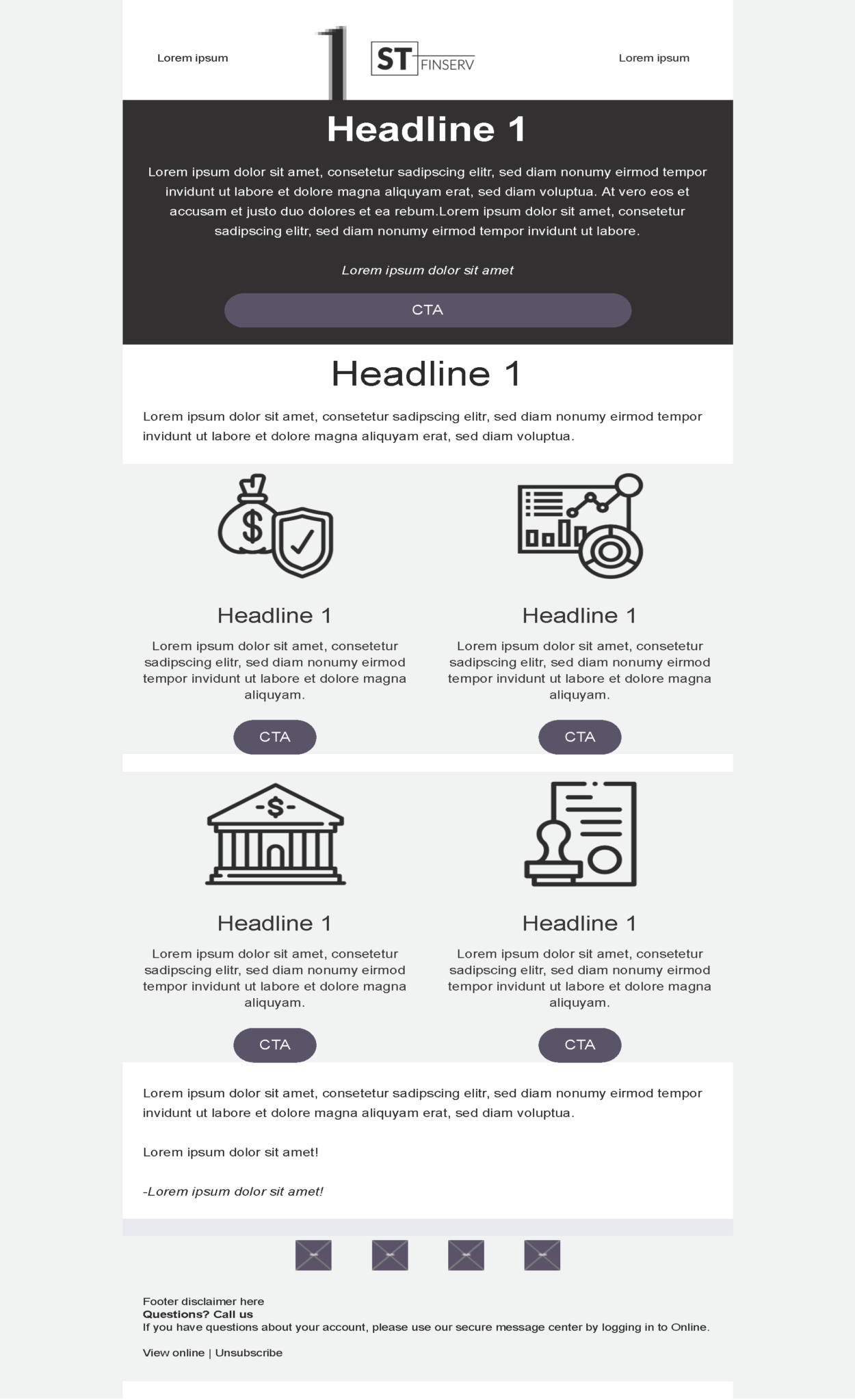 Pardot welcome email template for highly regulated companies